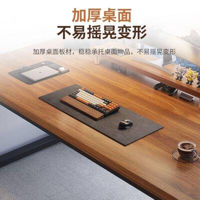 电脑桌台式家用简写易桌公桌简约工作书台租办房卧室学见详情习字