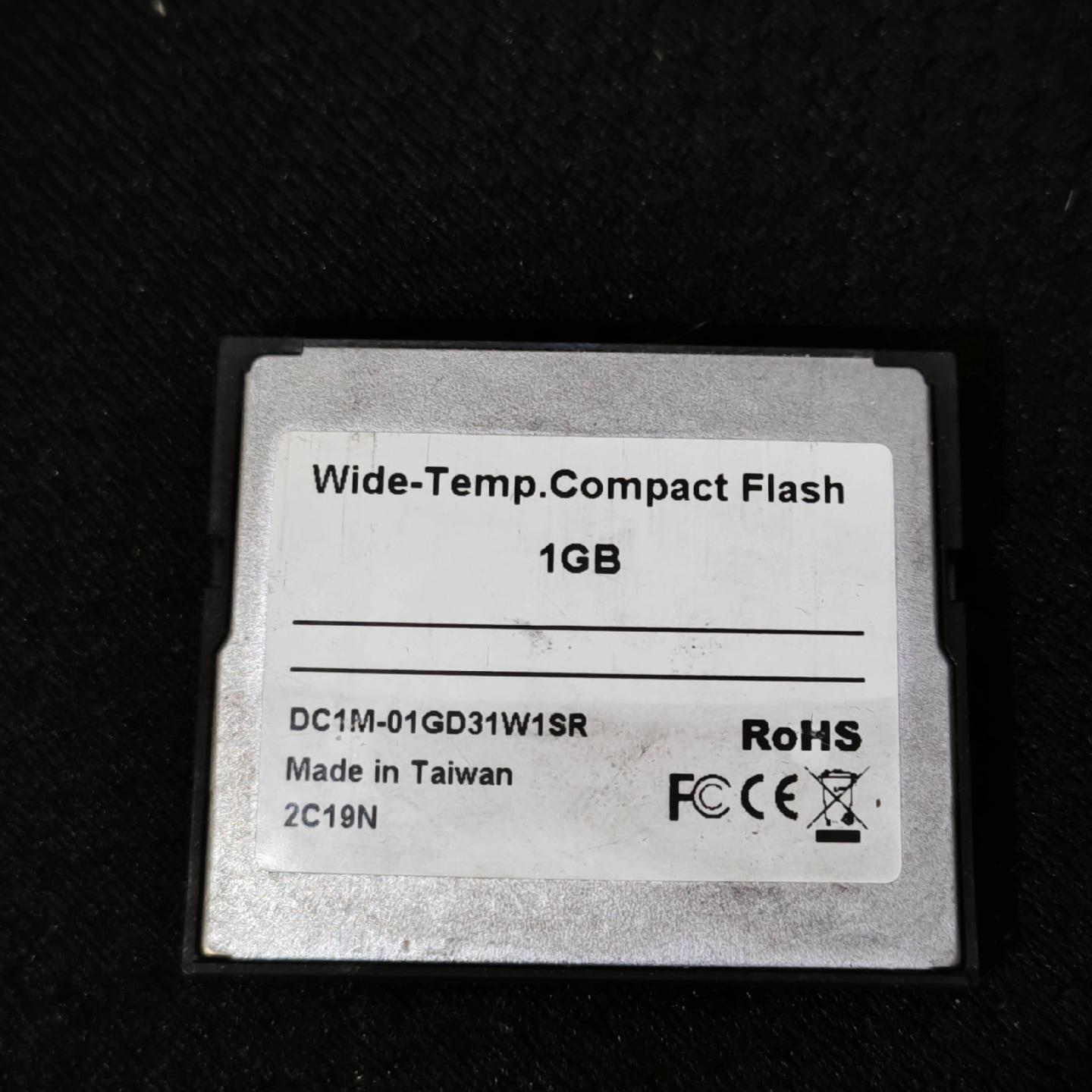 DC1M-01GD31W1SR 宽温紧凑型工业闪存卡 1GB存储卡议价维修