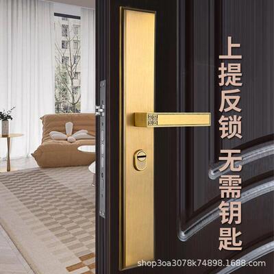 防盗门家用通型用门把手入户执99106防手大门具装自建锁房别墅室