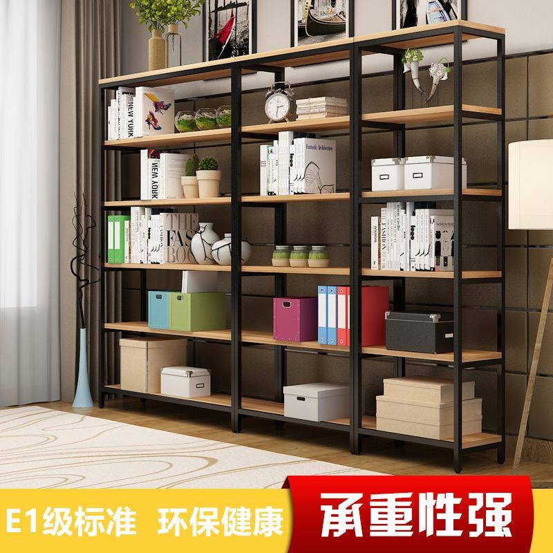 简易书架置物架客60储物层架架创意陈列架组合地落厅多层铁艺展示