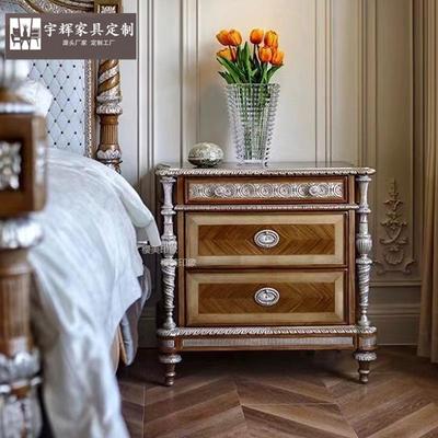 法式温尔莎实木雕室双人床刻AYB卧欧式1.8米卧福溢床酒店软包婚主