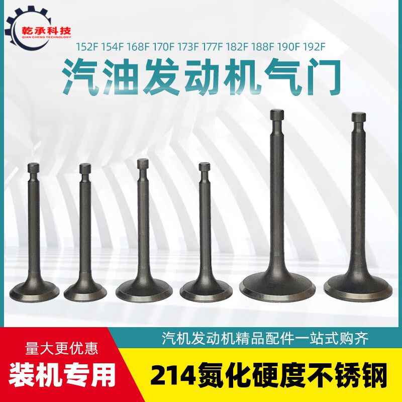 汽油机发电机配件2/3/5KW168 170F GX160 188f 190 GX390进排气门