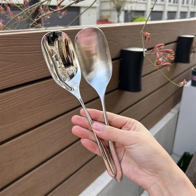 【特价清】1810不锈钢分餐勺公用勺家用分菜勺饭厅酒店长柄分菜勺