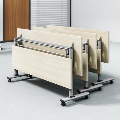 折叠会议培训桌可移动拼接长条桌便携式摆摊折叠桌多功能钢架桌子