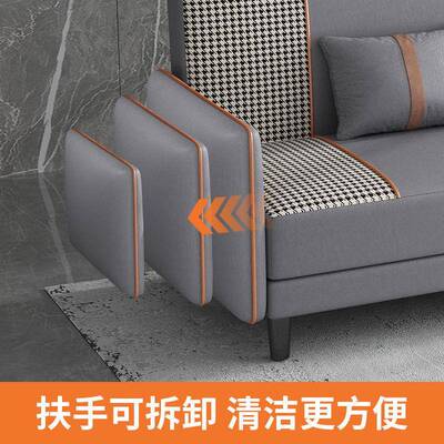 多能折叠沙功发床两用屋布艺沙简8221易单人客厅出发租懒人小户型