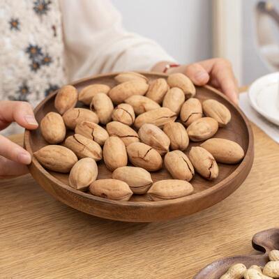 木点心托盘小实吃创意干果盘ZHP坚果盘客茶几水果托厅碟盘木现货