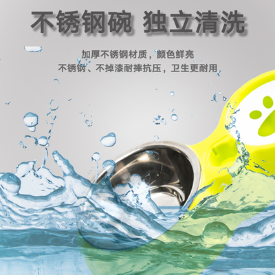 快速发货宠物碗狗碗猫碗大号不y锈钢狗盆狗食盆泰迪狗狗用品防滑
