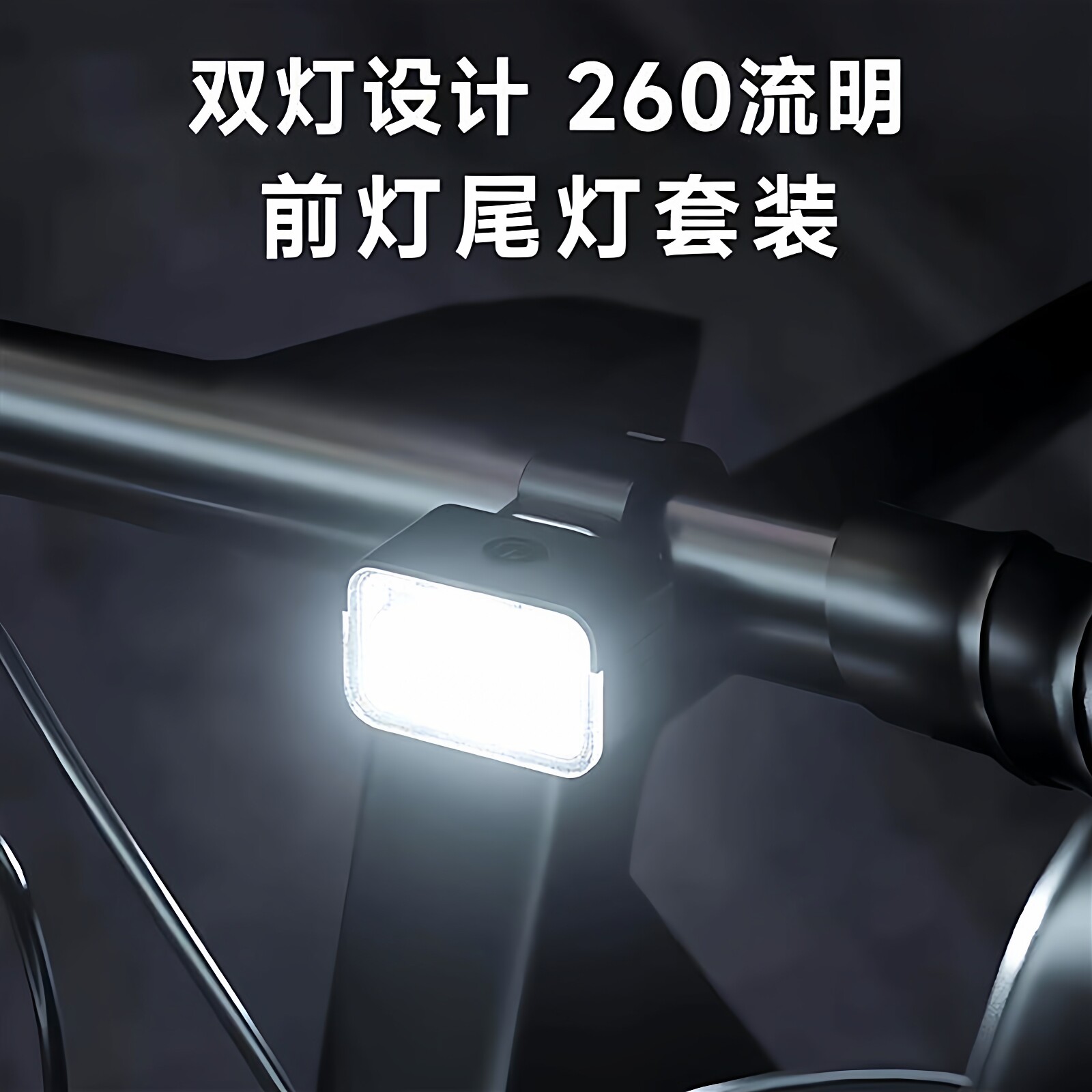 适用捷安特山地自行车夜骑灯超亮强光前灯尾灯公路车原装骑行装备