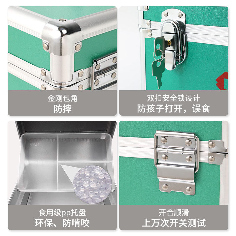 医药箱家用家庭装医护箱医疗急救箱逃生包全套医用救W援药品收纳