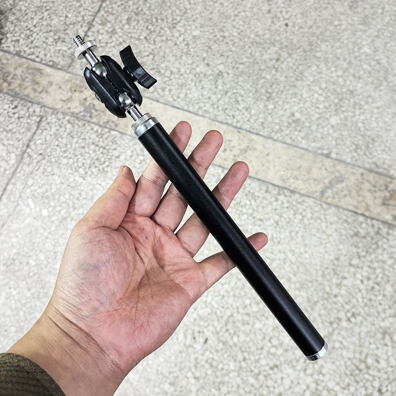 直播支架加长杆通用配件1/4转接头户外手机架单反三脚架延长支撑