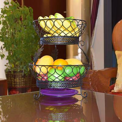 华水盘果篮客厅水果盘创IBL意时尚果盆奢欧式带接水盆果厨铁房架