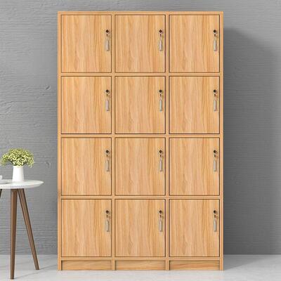 简约SUH热销更感衣柜工员房储物柜应锁健身浴室洗浴中心木质寄存