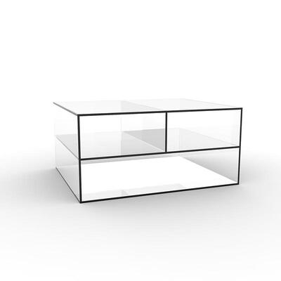 打印多机层置物VEK架办公室复印收桌面架子亚克力机文件纳架