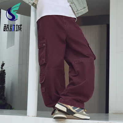 Adidas/阿迪达斯正品三叶草男士经典潮流休闲宽松梭织长裤IA7507