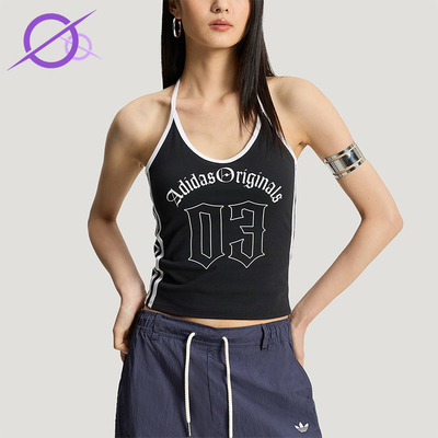 Adidas/阿迪达斯正品夏季款三叶草女士经典休闲无袖背心KT3049