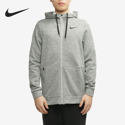 Nike/耐克正品THERMA男士运动训练加绒连帽外套CU6232-063