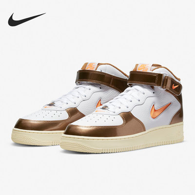 Nike/耐克正品 AIR FORCE 1 MID AF1男子高帮板鞋DH5623-100