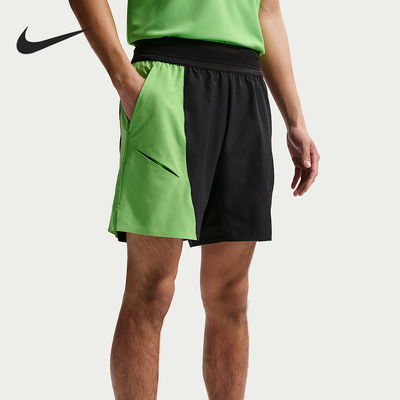 Nike/耐克正品2026春季款男士拼接经典透气松紧腰短裤IB1038-010