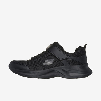 Skechers斯凯奇正品Dynamatic大童魔术贴低帮运动鞋405110L-BBK