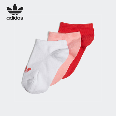 Adidas/阿迪达斯正品三叶草LinerSocks3Pairs经典运动袜FL9641