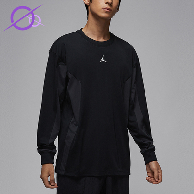Nike/耐克正品Jordan男士圆领宽松经典透气简约长袖T恤IF1886-010