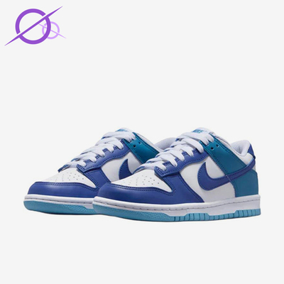 Nike/耐克正品DunkLow新款儿童白蓝色经典校园低帮板鞋FB9109-130