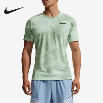 Nike/耐克正品CourtSlam新款男浅绿休闲网球经典短袖IB1017-394