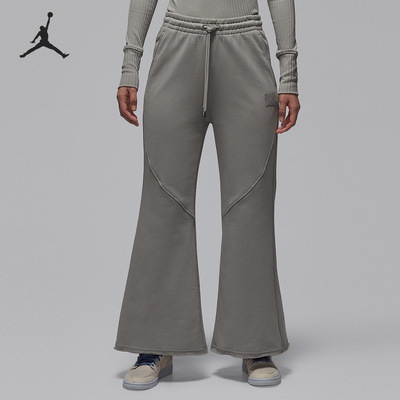 Nike/耐克正品JORDAN女士日常运动针织阔腿休闲长裤IF1025-016