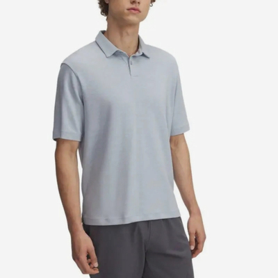 UA/安德玛正品2025新款男士训练针织运动短袖POLO衫6005521-465
