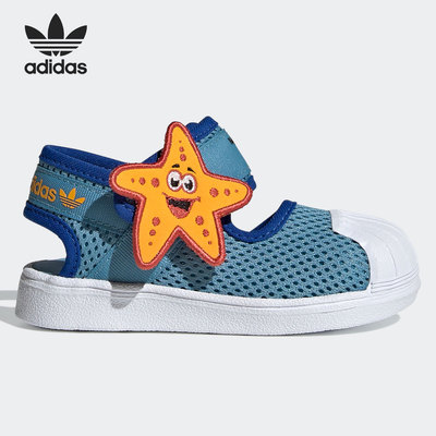 Adidas/阿迪达斯正品三叶草当季新款小童休闲运动凉鞋 FX4934