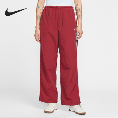 Nike/耐克正品2025冬季款女士日常高腰梭织直筒长裤IF0335-613