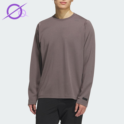 Adidas/阿迪达斯正品2025秋季款男士日常圆领运动长袖上衣KB5106