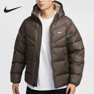 Nike/耐克正品Storm-FIT男士防风拒水连帽羽绒夹克HV8203-004