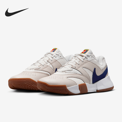 Nike/耐克正品Court Lite 4 女士低帮训练网球鞋FD6575-102