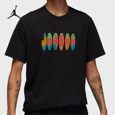 Nike/耐克正品Air Jordan新款男子舒适透气圆领T恤DQ7367-010