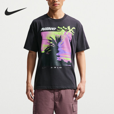 Nike/耐克正品夏季男士时尚印花潮流休闲短袖T恤IH1372-045