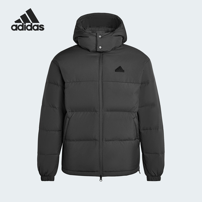 Adidas/阿迪达斯正品2025男女保暖运动连帽耐穿羽绒服KF1784
