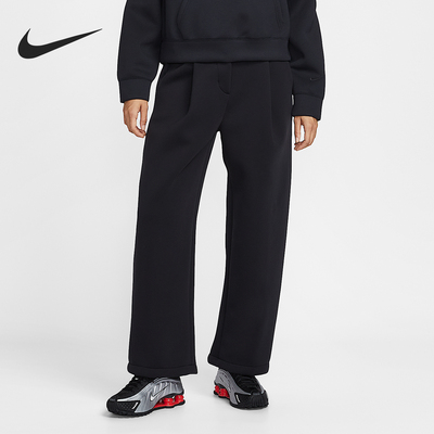 Nike/耐克正品Sportswear女士休闲针织中腰直筒长裤IF0322-010