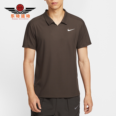 Nike/耐克正品CourtSlamDri-FIT休闲网球经典Polo衫HM6753-237