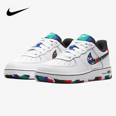 Nike/耐克正品当季新款FORCE 1 (PS)幼童休闲耐磨运动鞋CU4634