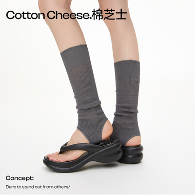 踩脚袜套女夏薄款半脚掌袜小腿套