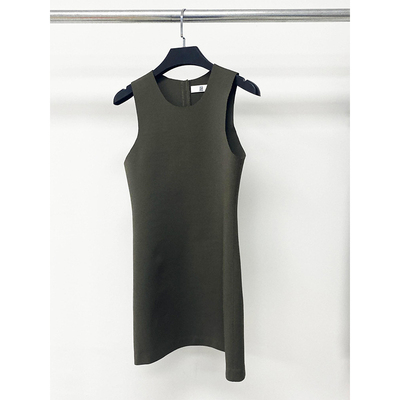 對倒DUIDAO 设计师品牌 简约休闲修身背心裙 SOLSOL