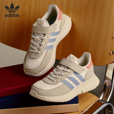 阿迪达斯三叶草大童运动跑步鞋