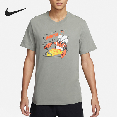 Nike/耐克正品当季新款男士印花运动短袖T恤FV3748-053