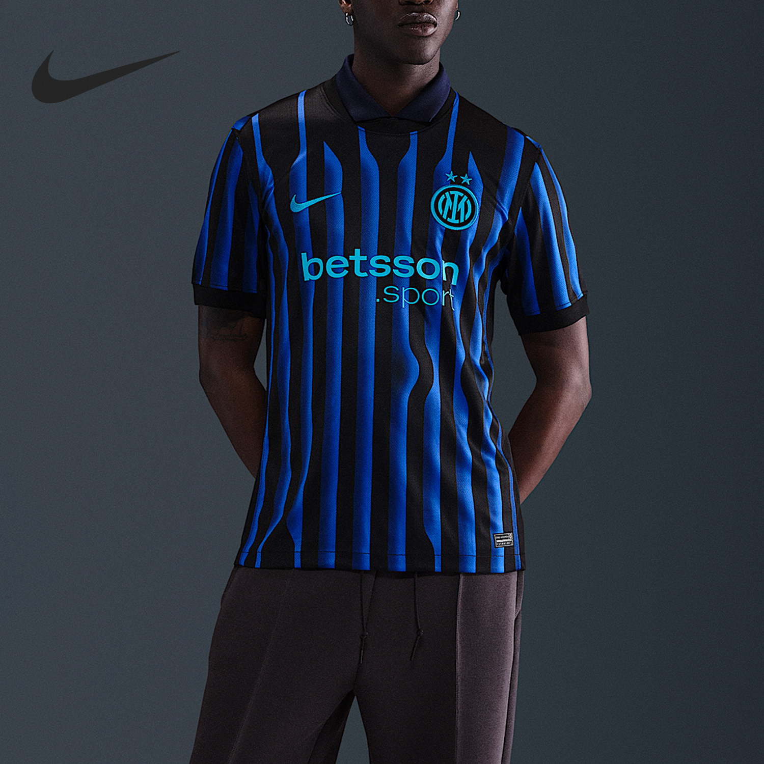 Nike/耐克正品Dri-FIT男士运动宽松训练球衣T恤HJ4591-439