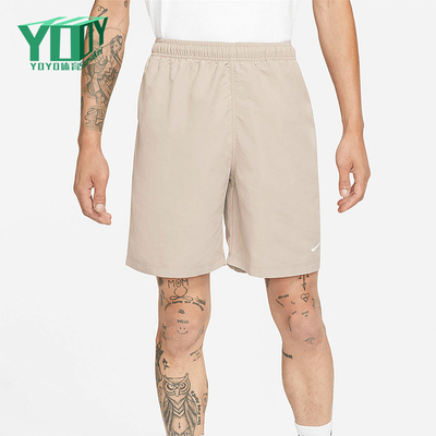 Nike/耐克正品2025男士日常松紧腰刺绣透气运动短裤DM4402-245