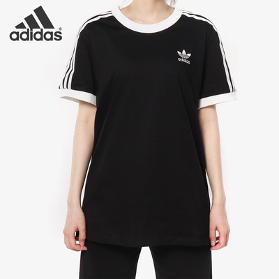 Adidas/阿迪达斯正品 三叶草 3 STRIPES TEE 女子短袖上衣 CY4751