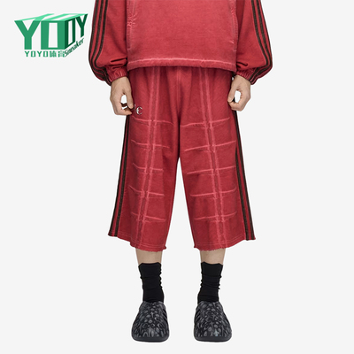 Adidas/阿迪达斯正品THUGCLUB男女条纹宽松经典休闲短裤KF6911