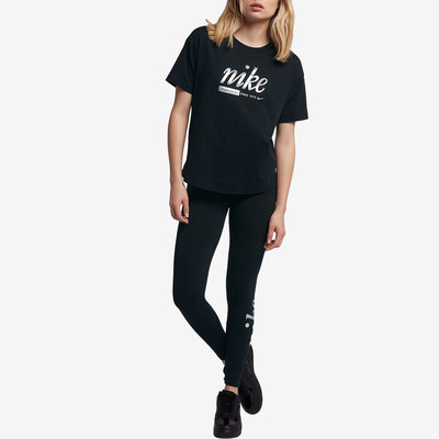 Nike耐克正品Sportswear女子透气圆领套头短袖T恤AH9964-010