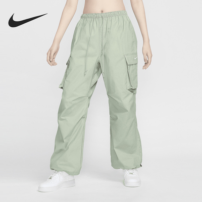 Nike/耐克正品新款女士梭织宽松运动训练工装裤FV7521-370